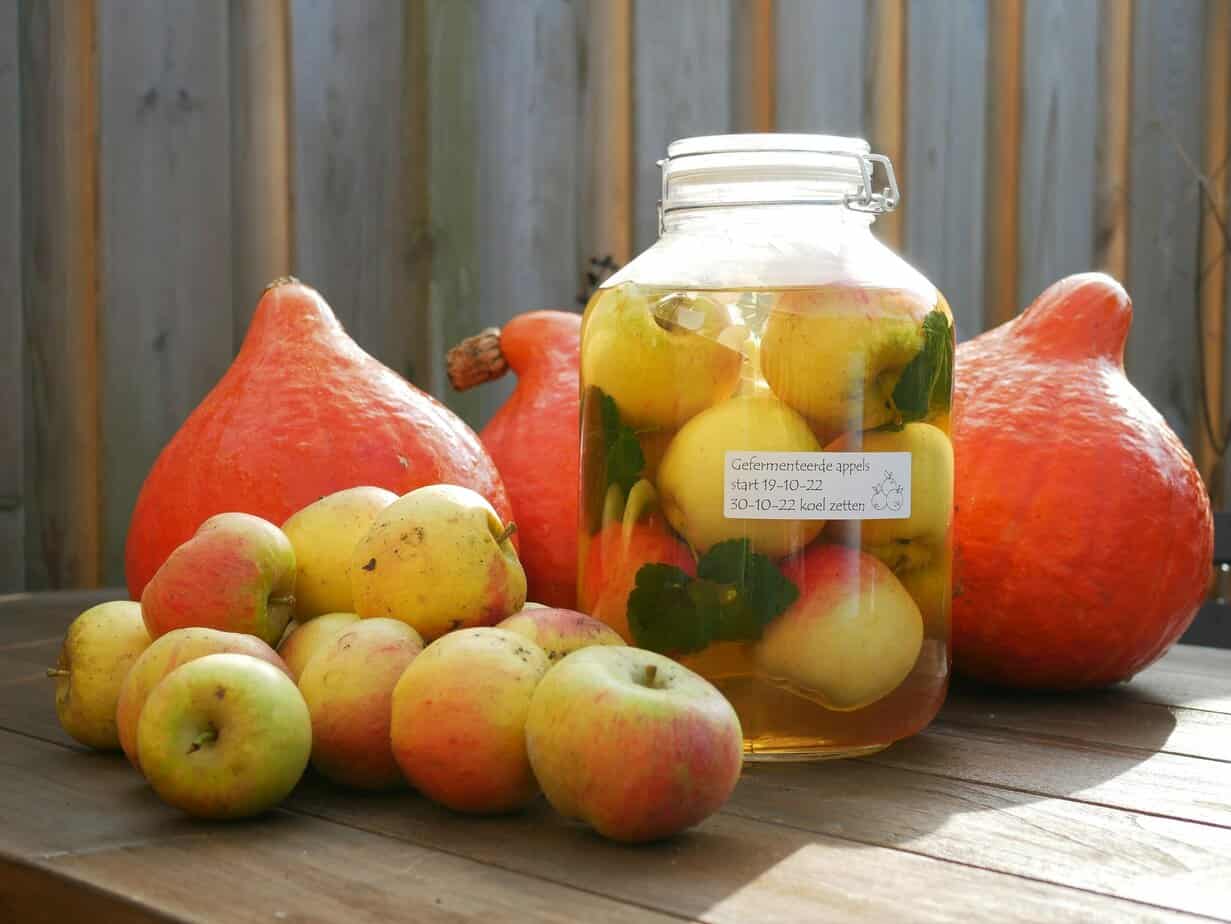 Gefermenteerde appels - Diana's mooie moestuin